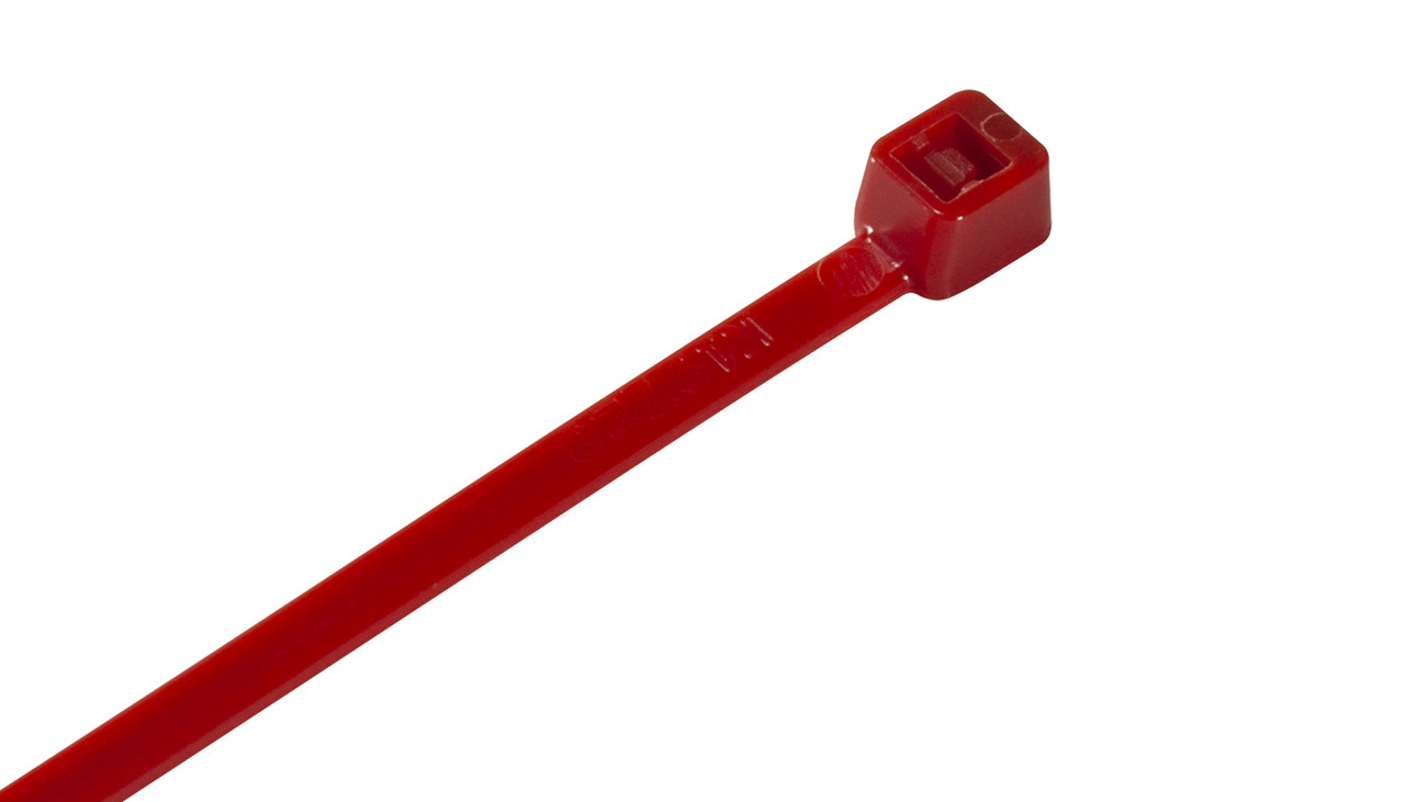 Red Nylon Cable Ties (Pack of 100)