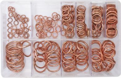 Copper Compression Washers (250 Pieces)