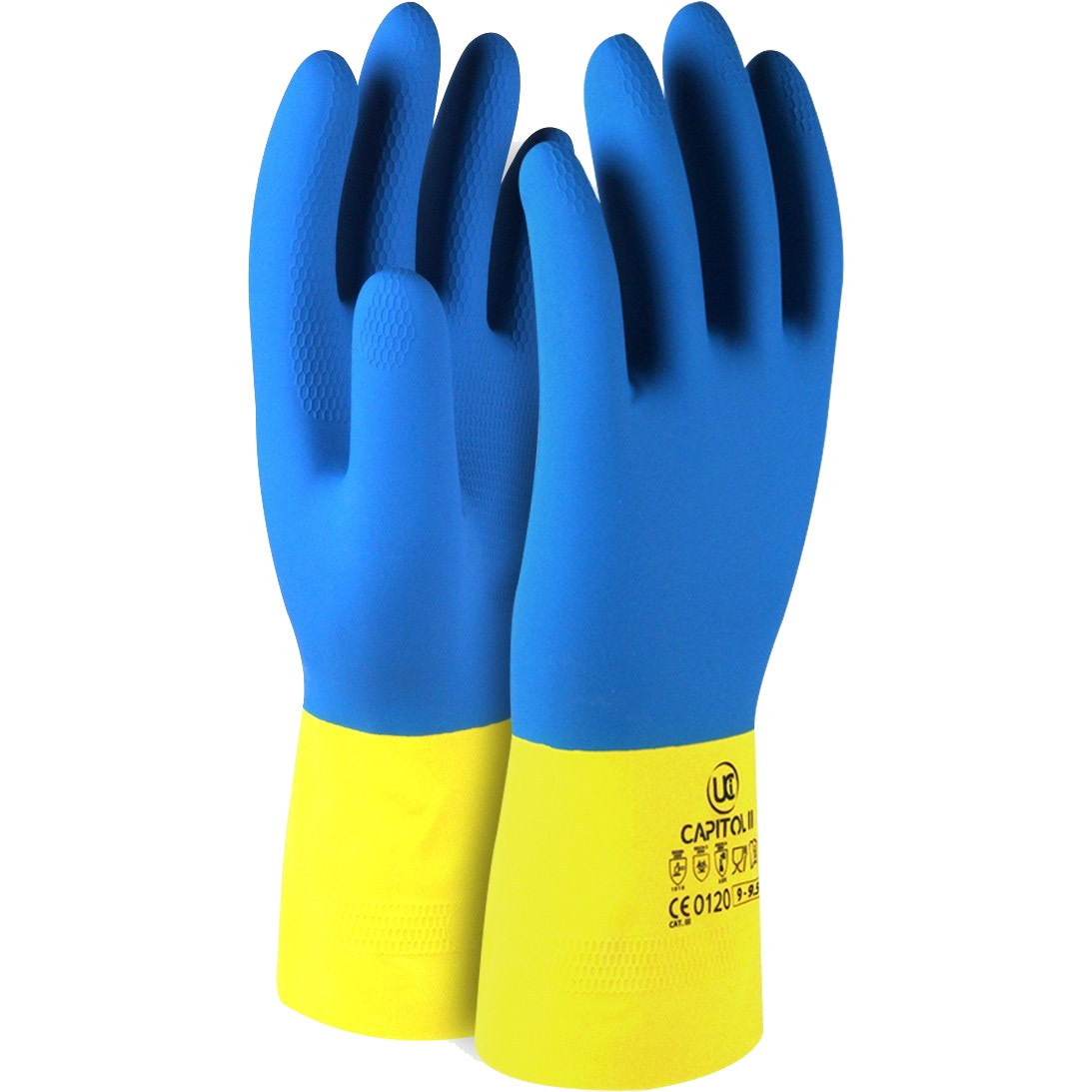 Chemical Resistant Rubber Glove (5 pairs)