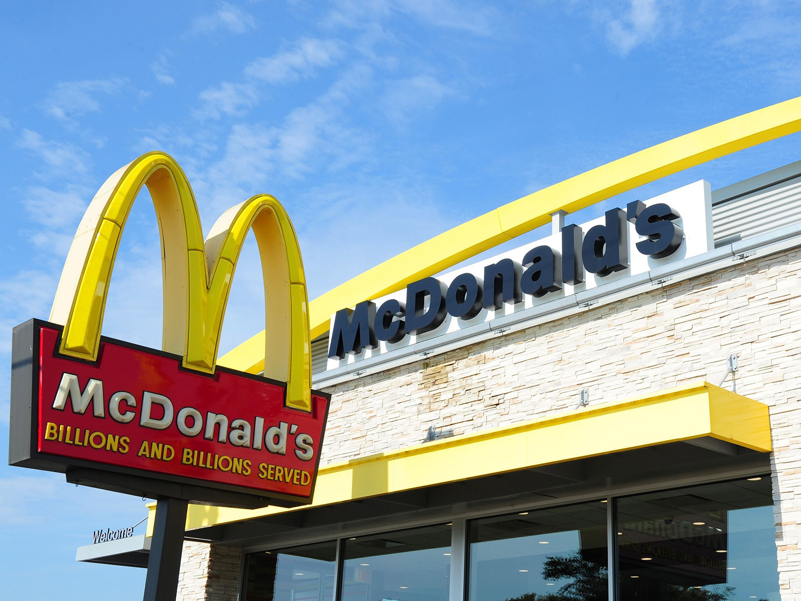 Five Boro Flag Banner and Sign