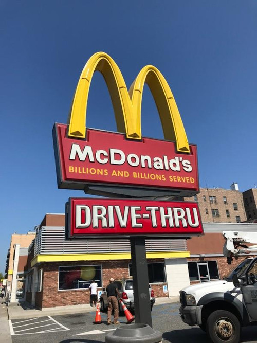 LED Conversion - Five Boro Flag Banner and Sign