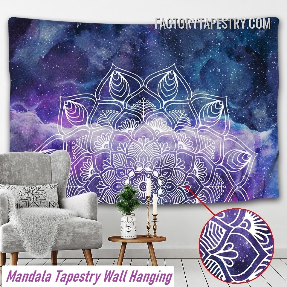 Rainbow Mandala Pattern - Factorytapestry.com