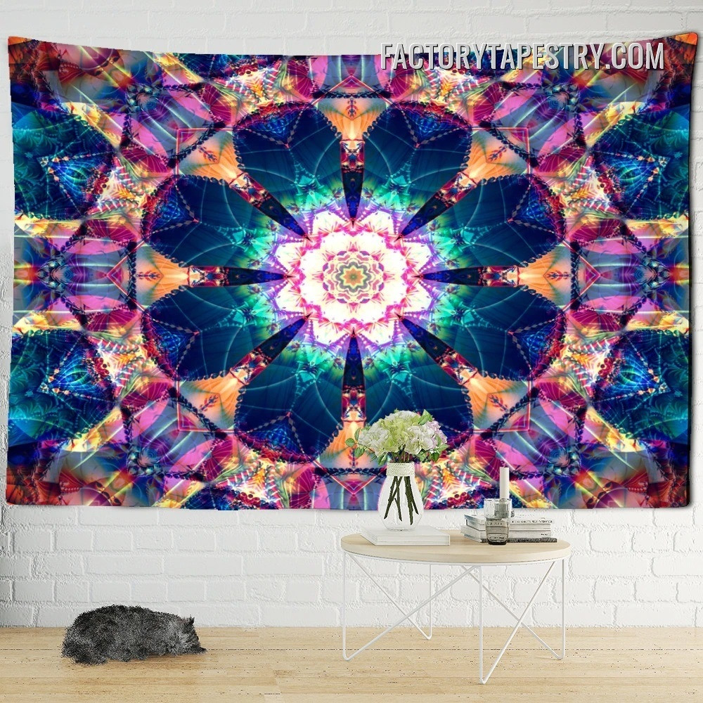 Rainbow Mandala Pattern - Factorytapestry.com
