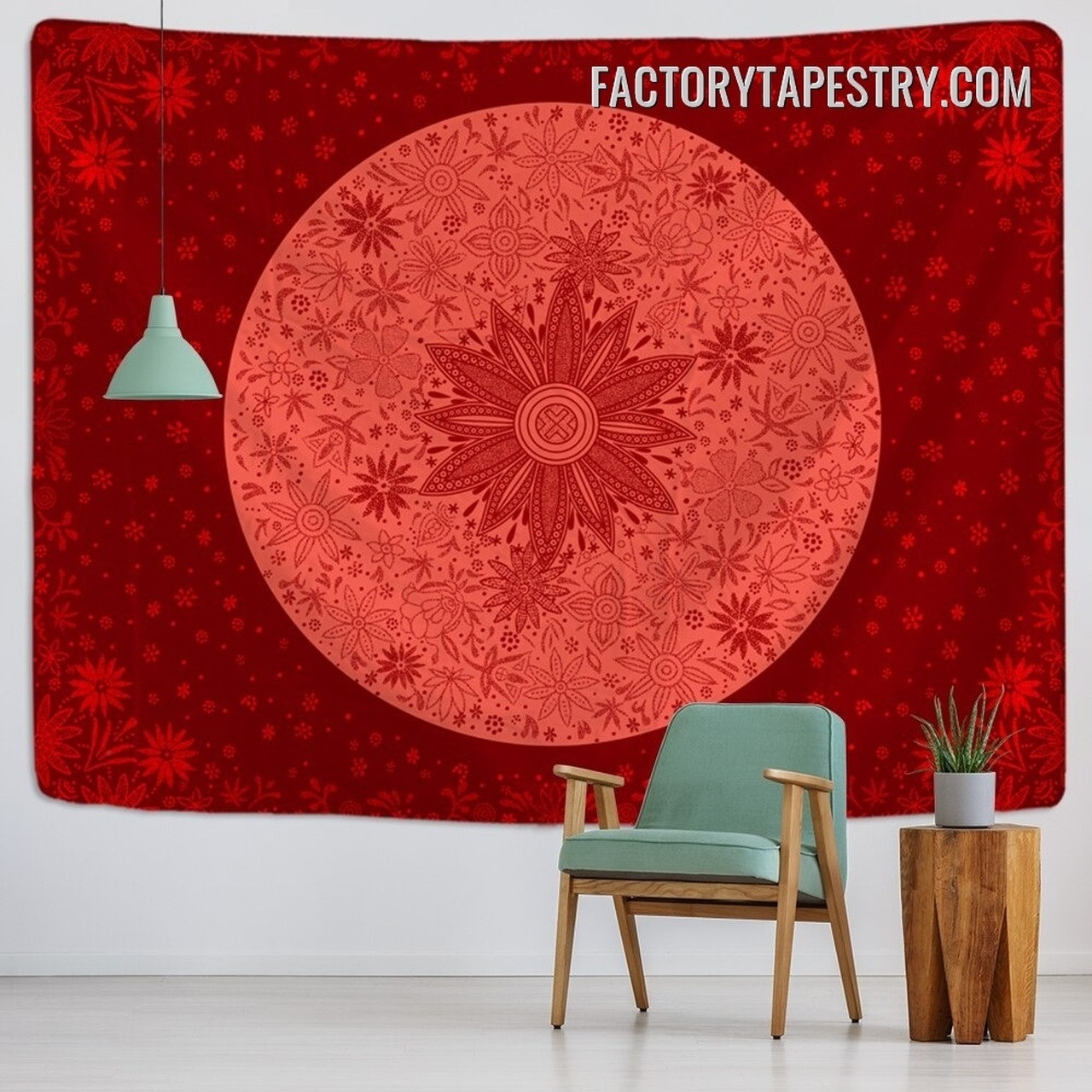 5 Red Tapestries for a Bright, Chic Home - Factorytapestry.com