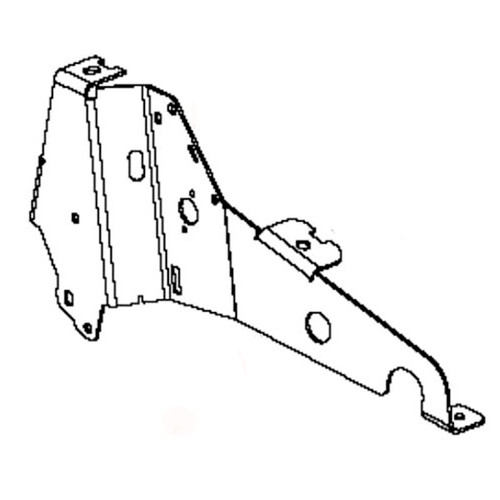 Husqvarna 589626803 Console Side Lhs Ms 498 Gray - Genuine Part