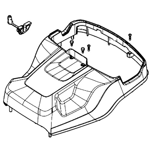 Husqvarna 597937701 Cover Pro Powerhead Top - Genuine Part