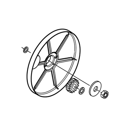 Husqvarna 598454501 - 8" Wheel Drive Kit - Genuine Part