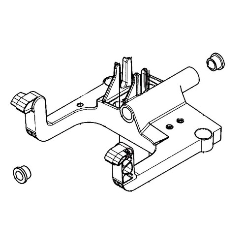 Husqvarna 599606102 - Bracket Interface + Bushing - Genuine Part
