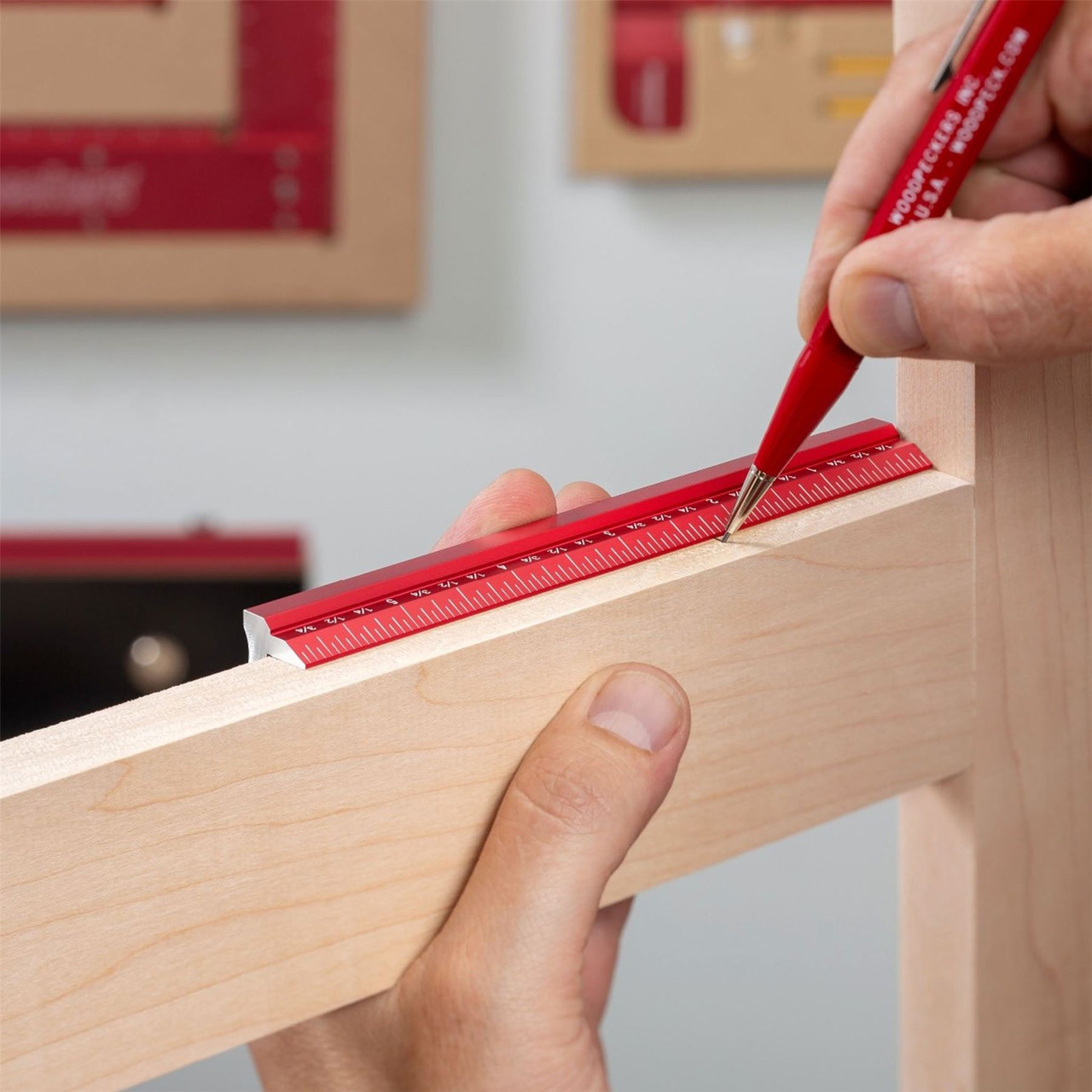 Woodpeckers Woodworking Edge Rule 150mm Wood Workers Workshop
