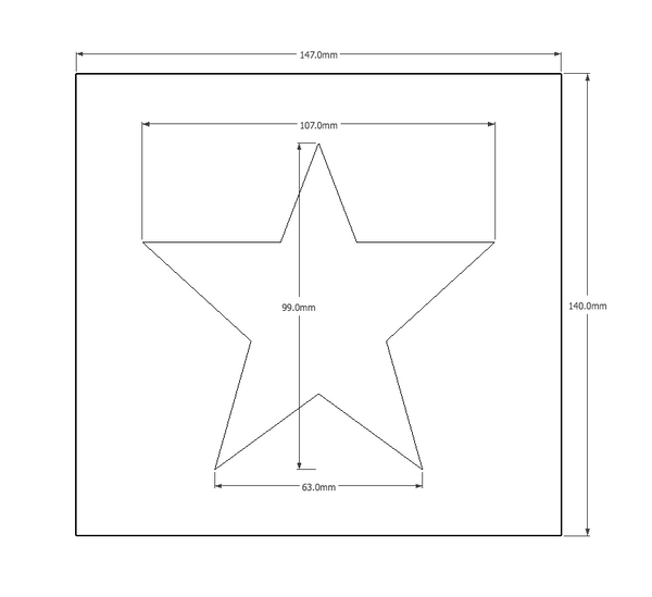Auktools Star Router Inlay Template Wood Workers Workshop