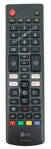 Original Remote Control LG TV AKB76043505 - Millions of Spares