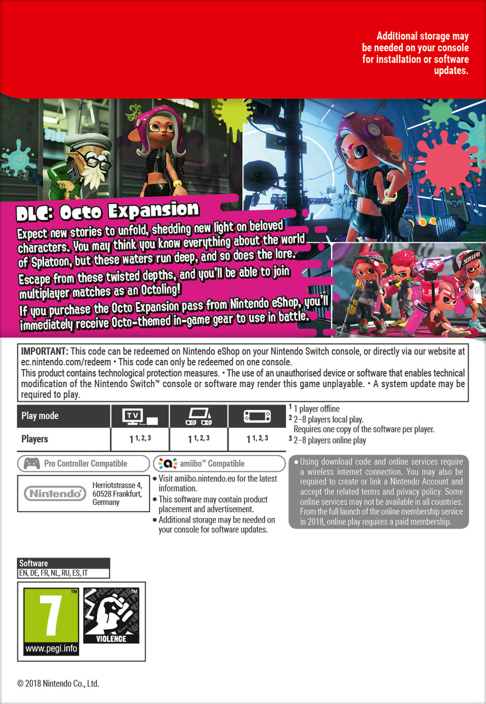 Splatoon 2 Octo Expansion - Nintendo Switch - Boostgaming (UK)