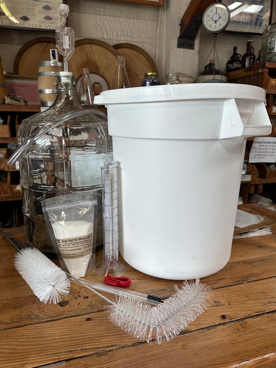 Beginning Wine Equipment Kit - For Use With 100# Fresh Wine Grapes (In ...