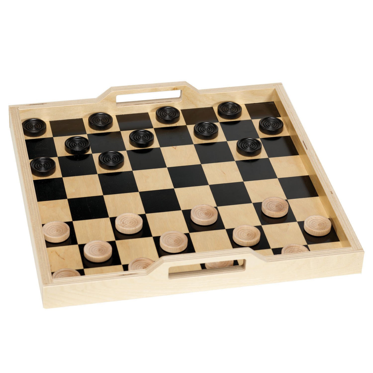 black square checkers tray - shopthebeehive.com