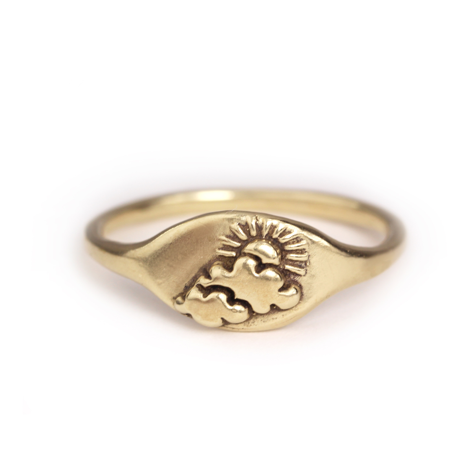 Silver Linings Signet Ring - Marmalade