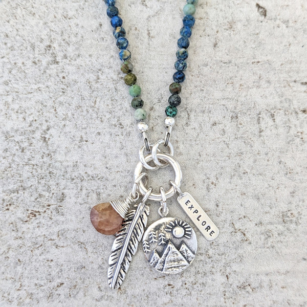 Chrysocolla Necklace - Build Your Own - Marmalade Designs