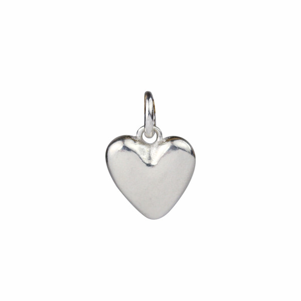 Heart Slim silver charm - Marmalade Designs