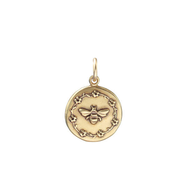 Bee in flowers Large Medallion - Marmalade Designs