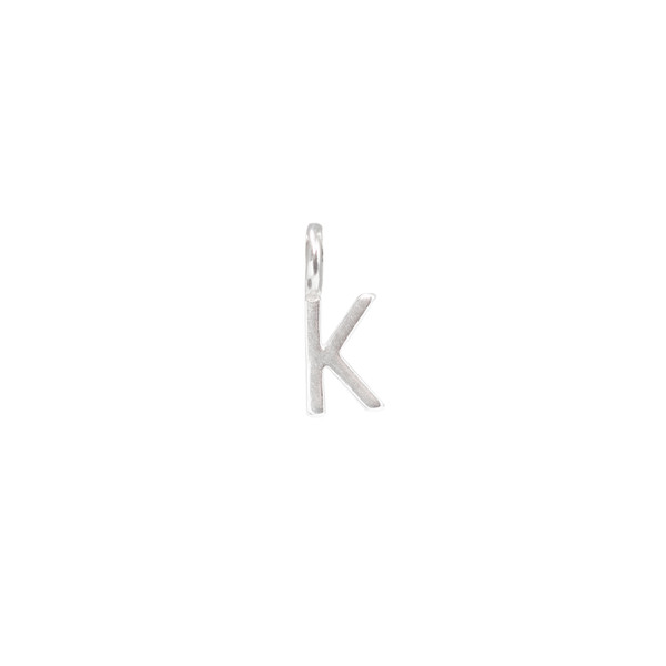 K Silver Letter Charm - Marmalade Designs