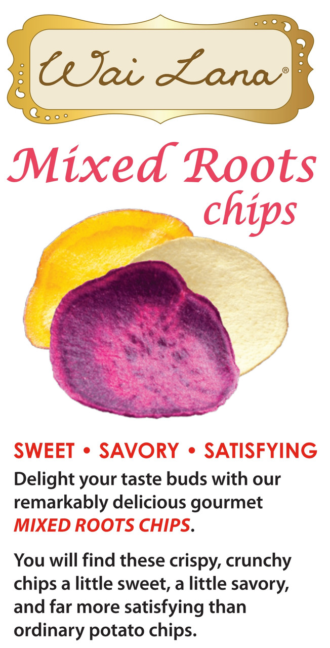 Mixed Roots Chips: Paprika Lime (3.5 oz) - Wai Lana