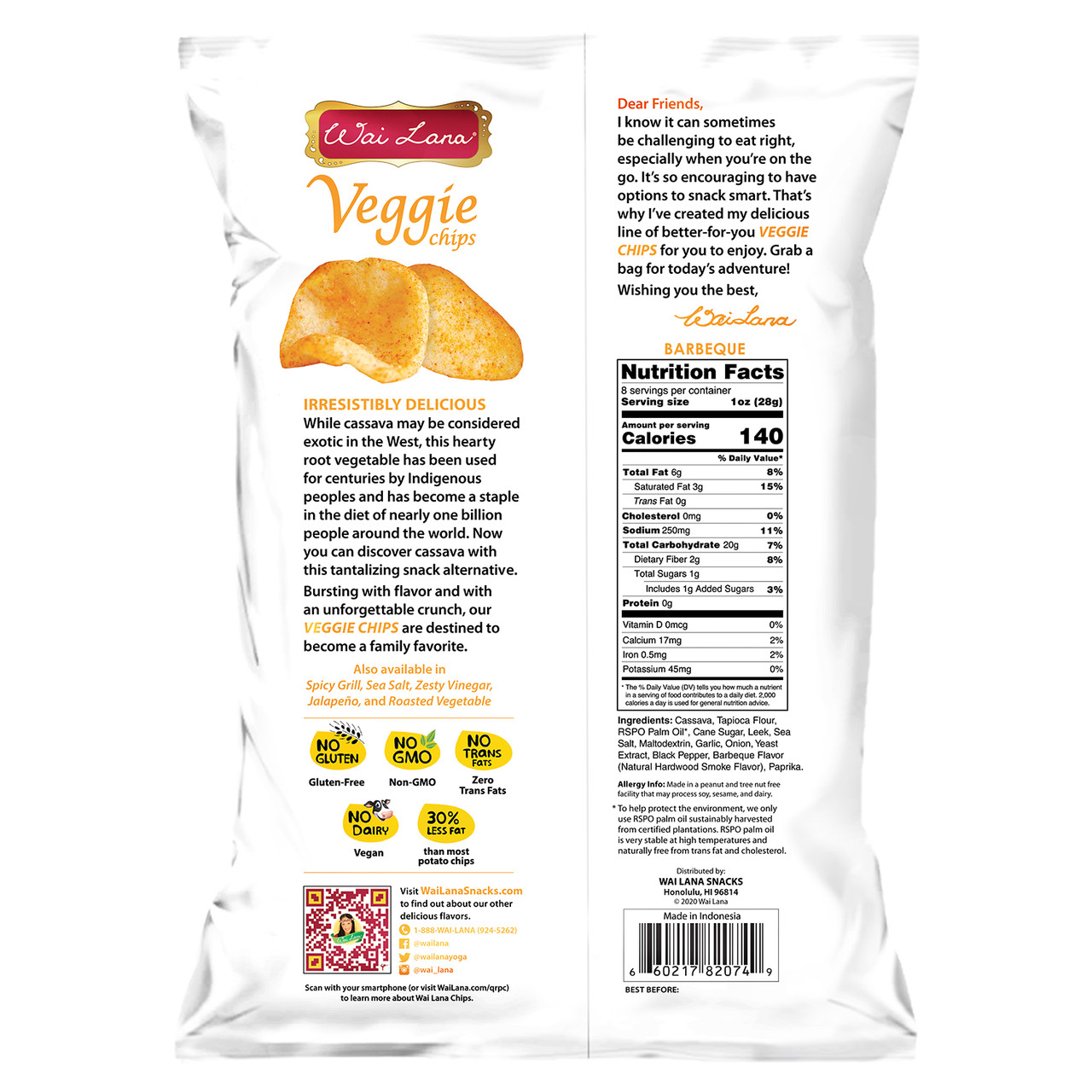 Veggie Chips (8 oz) - Wai Lana
