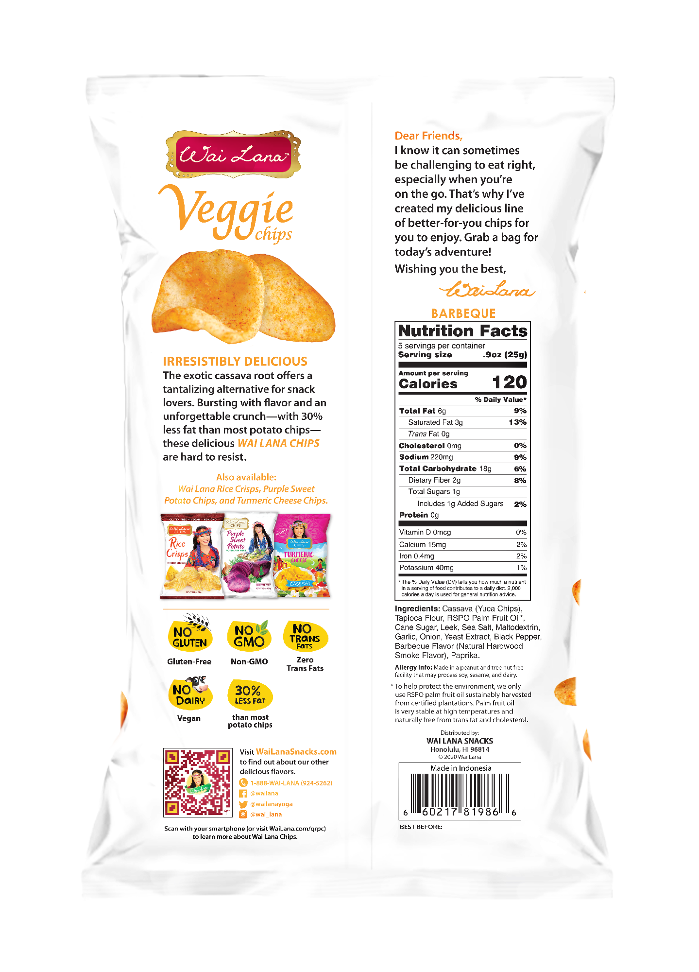Chips - Veggie Chips - Wai Lana