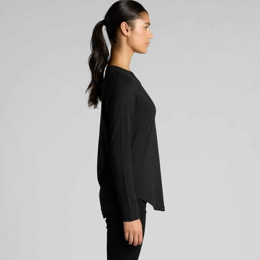 Women's Maple Curve Long Sleeve Tee - 4021 | AS Colour NZ