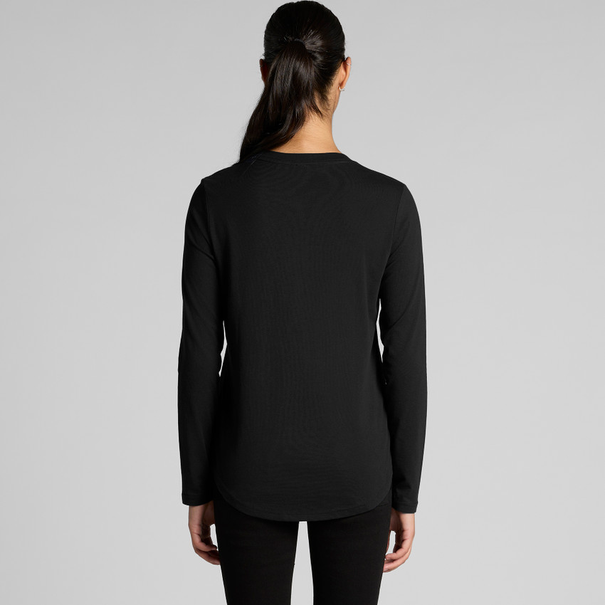 Women's Maple Curve Long Sleeve Tee - 4021 | AS Colour NZ