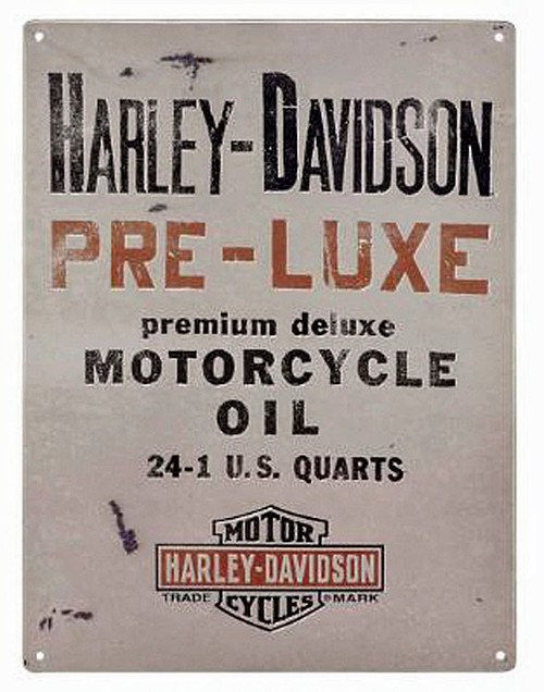 Harley Davidson® Pre-Luxe Tin Sign | Vintage | Distressed - SunCity ...
