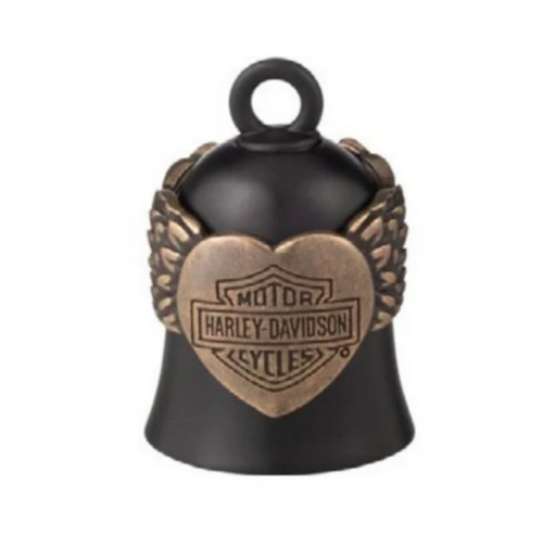 Harley-Davidson® Brass Heart Wing Riding Bell