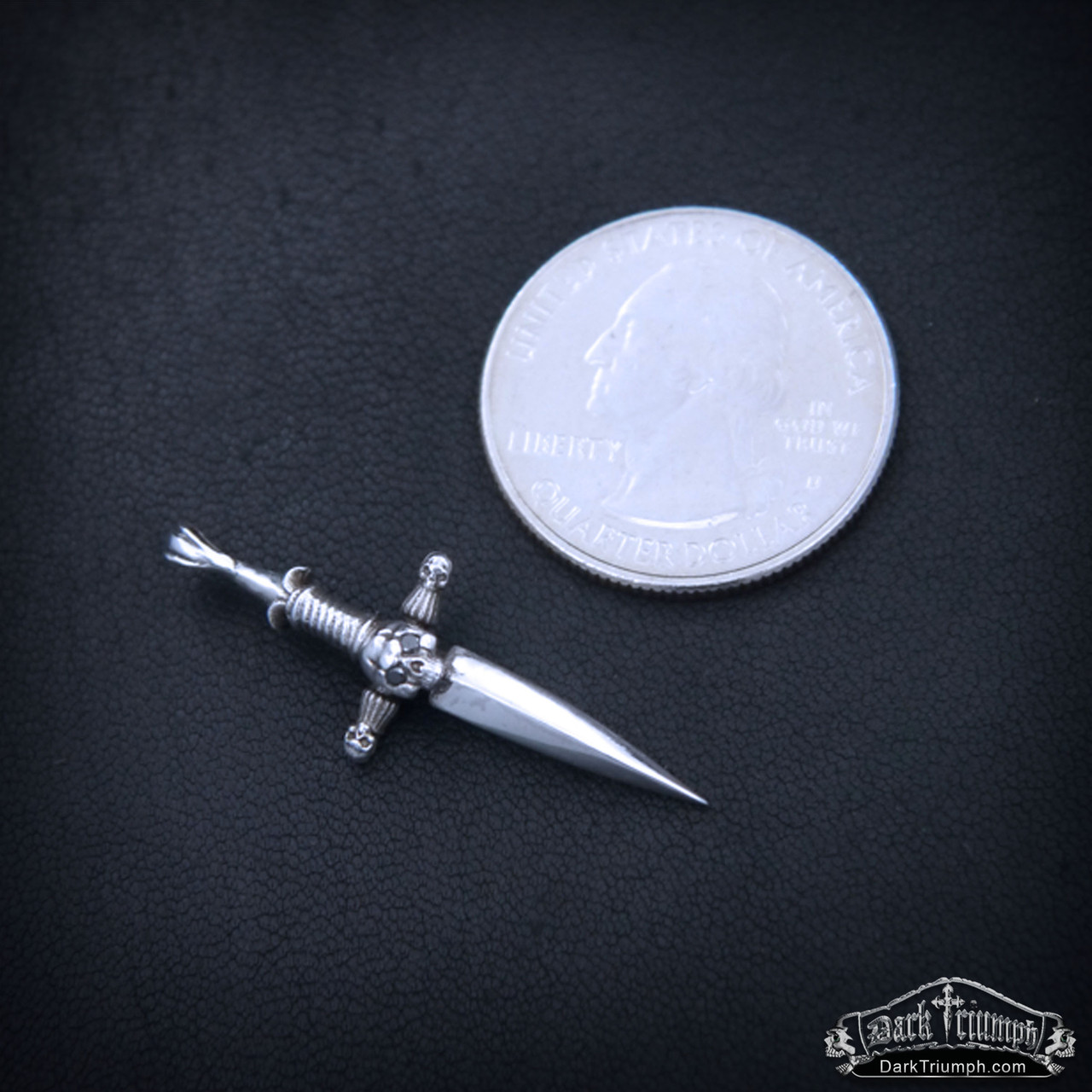 Dagger Pendant in Sterling Silver