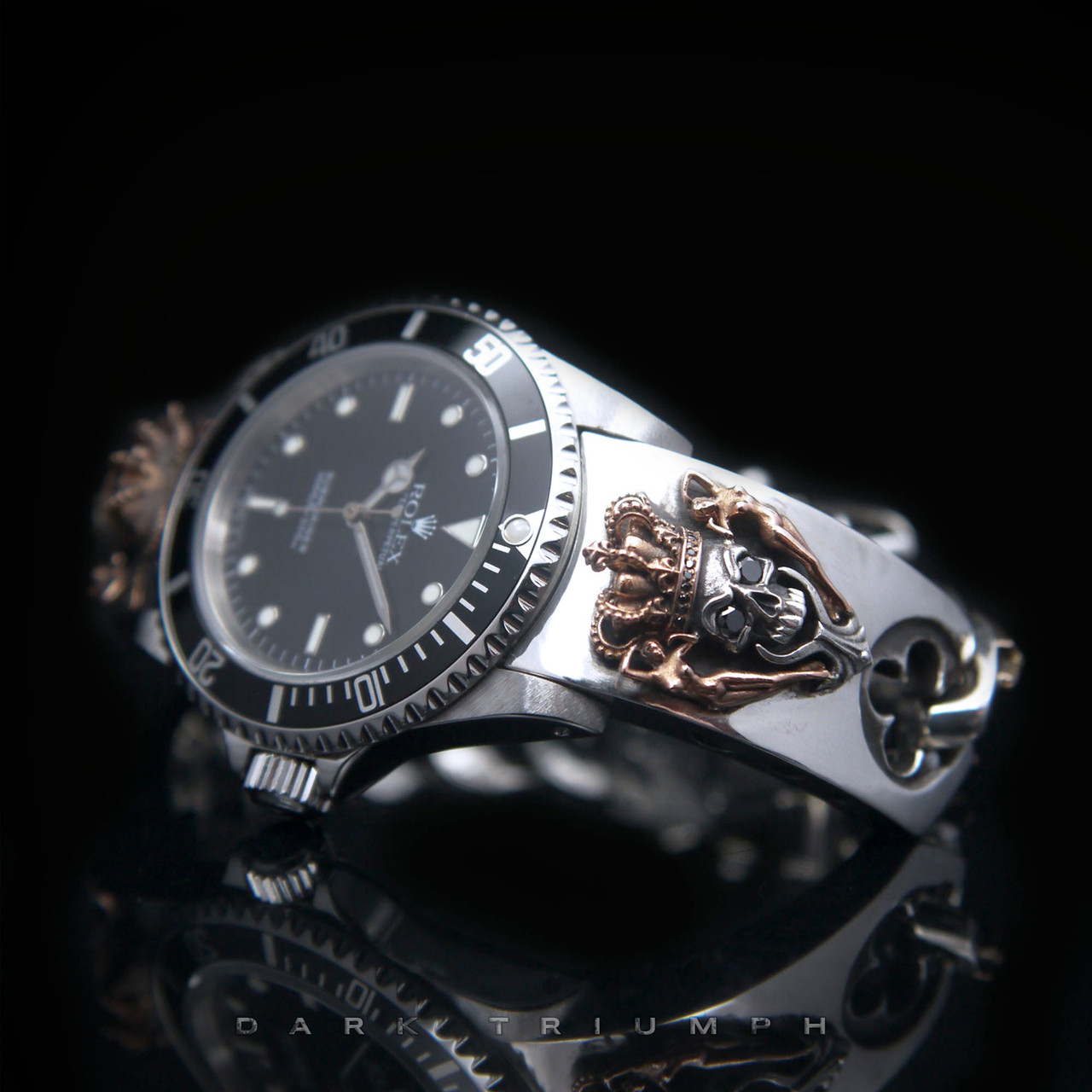 Rolex Watches | Diamond Gold Goddess Aphrodite Skull Silver Skull Bracelet