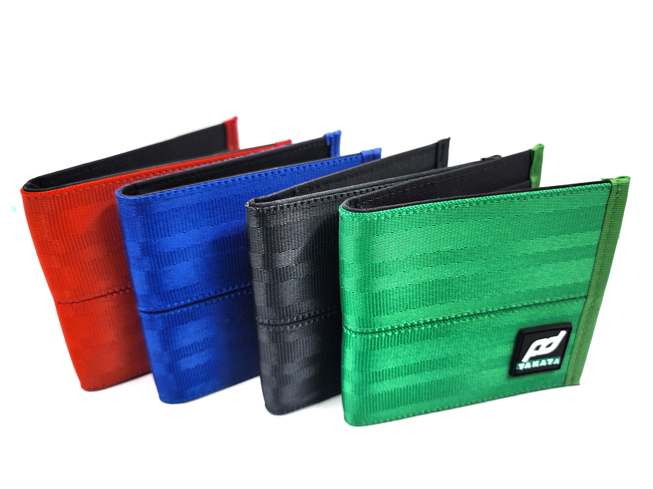 JDM Seatbelt Racing Wallets - Red, Black, Blue, Green - JDMFV WRAPS