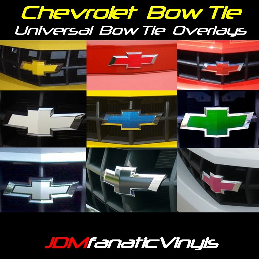 Chevrolet Bow Tie Emblem Front/Rear Overlays
