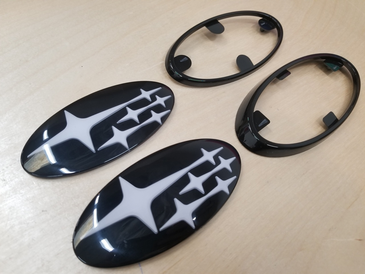 Black Subaru Emblem Badge