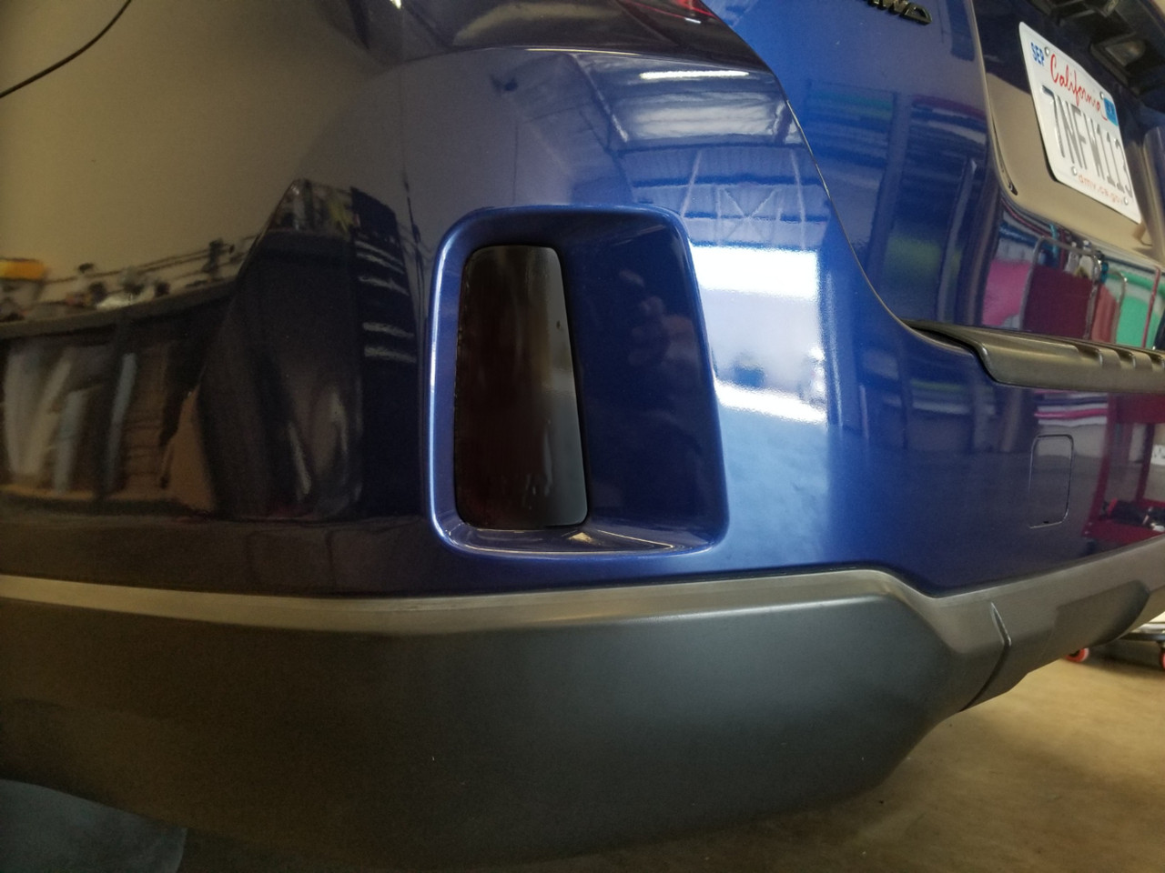BLACKOUT Rear Bumper Reflector Overlays Tint (2015-2018 Outback ...
