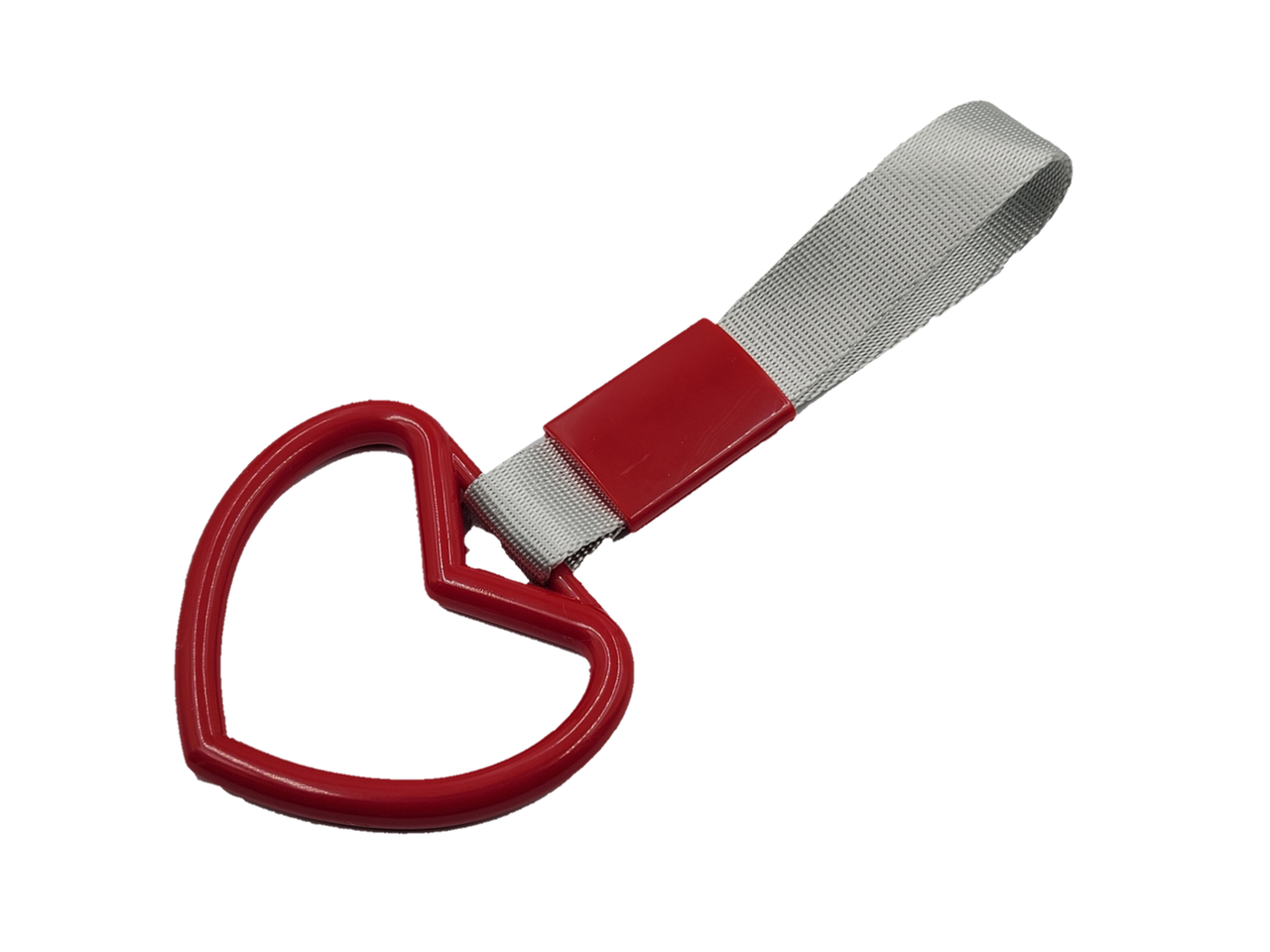 TSURIKAWA Heart Shaped Subway Train Handle Style - Red & White strap ...