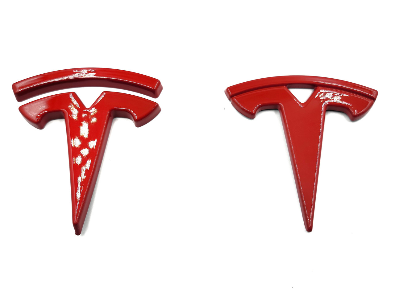 Model X Logo Carbon Front Logo For Tesla Model X 2022+