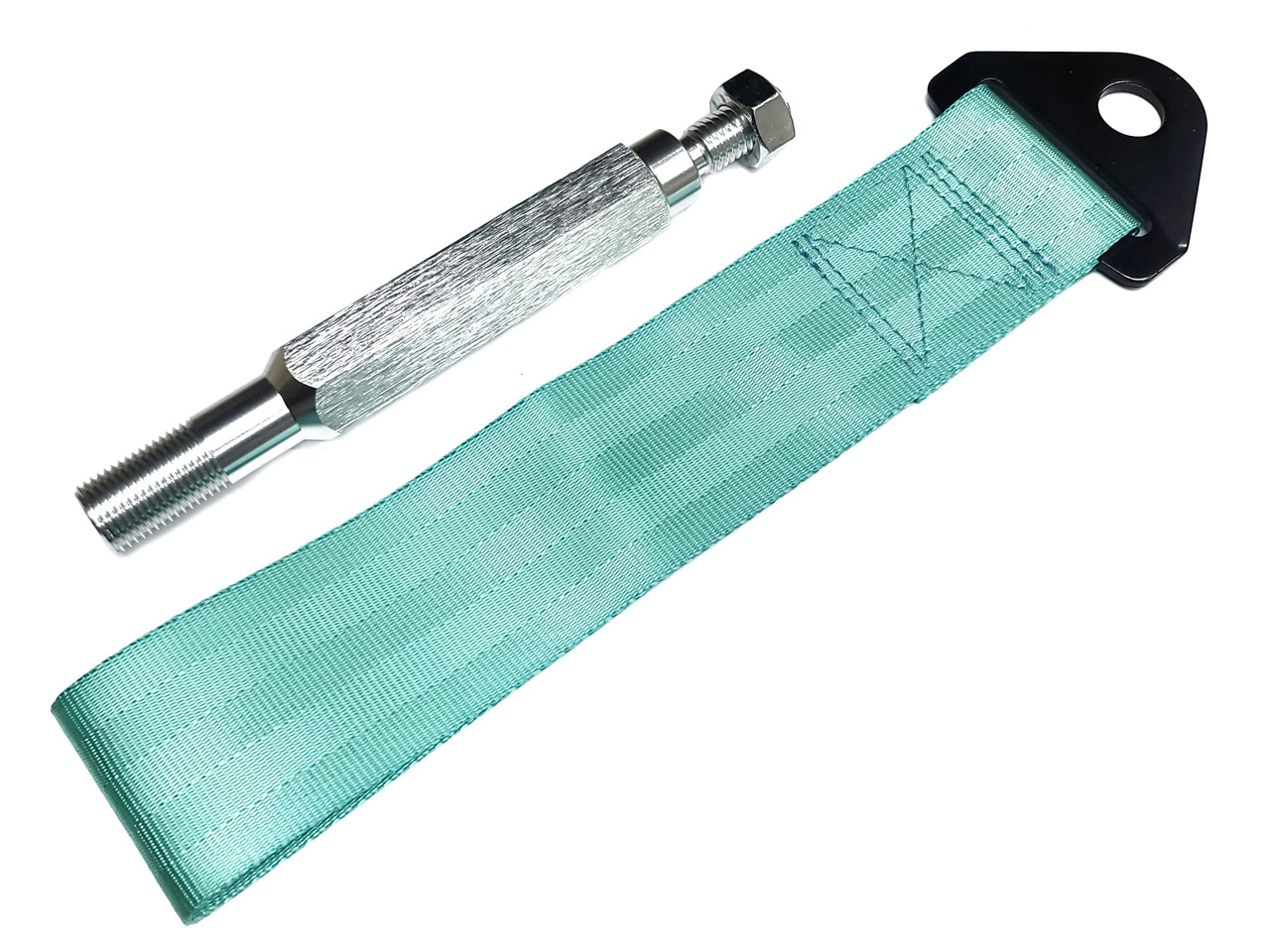 Tow Strap Front or Rear with Mounting Rod - Mint - JDMFV WRAPS