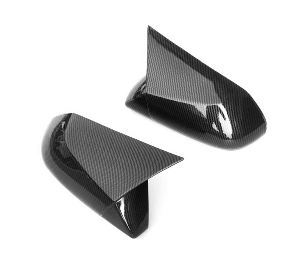 M Style Carbon Fiber Print Rear Side Mirror Covers ABS | 2025-2026 ...