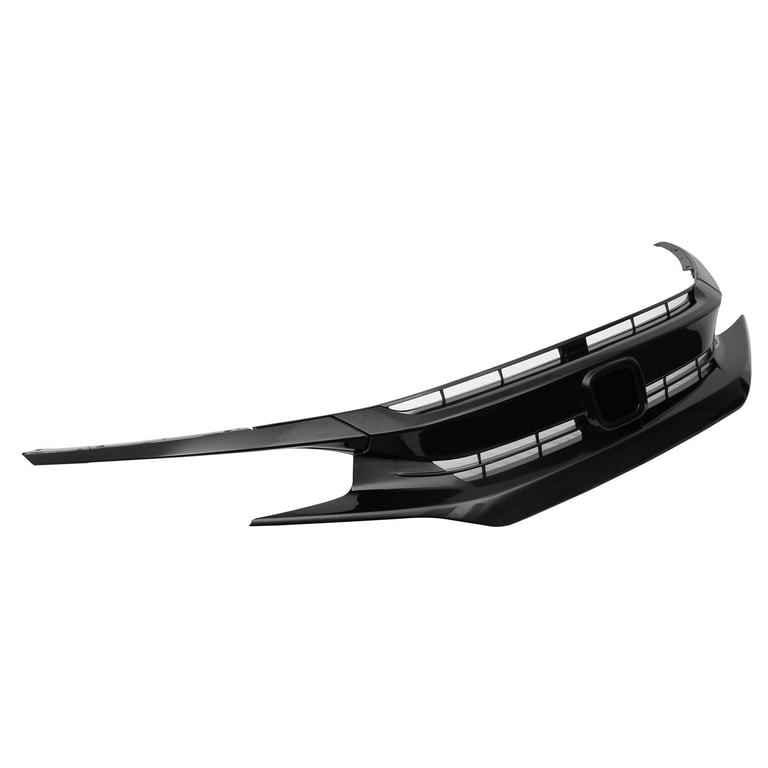Gloss Black Front Bumper OE Style Grille Mesh ABS | 2016-2021 Honda ...