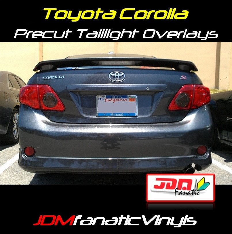 2008-2010 Toyota Corolla Precut REDOUT Blinker & SMOKED Reverse Tail ...