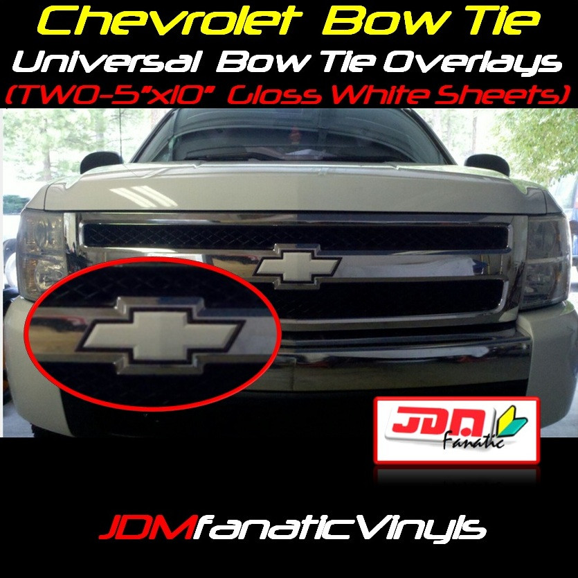 Chevrolet Bow Tie Emblem Front/Rear Overlays