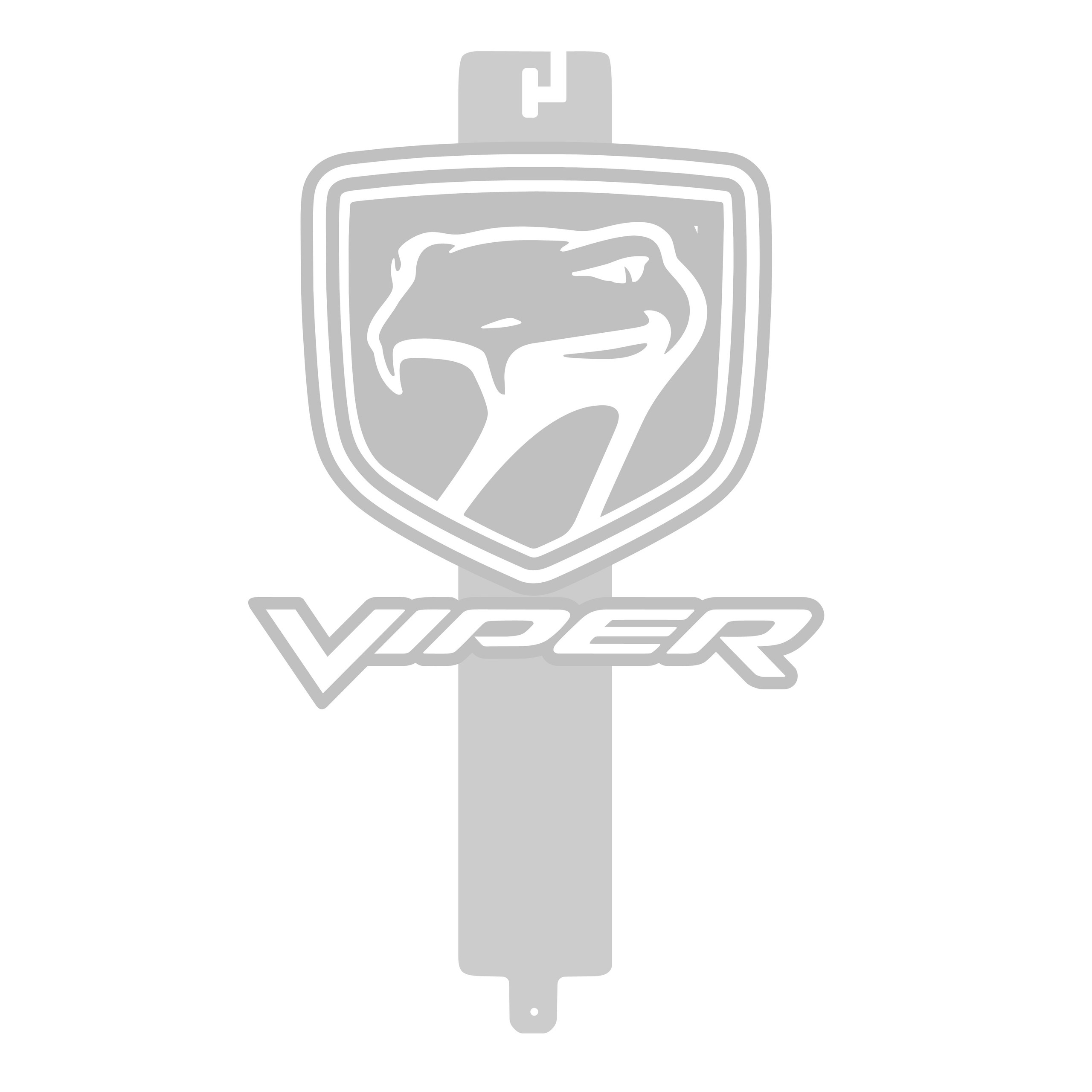 Custom Hood Prop - Viper Logo #1 (1/4" ThIckness) - JDMFV WRAPS