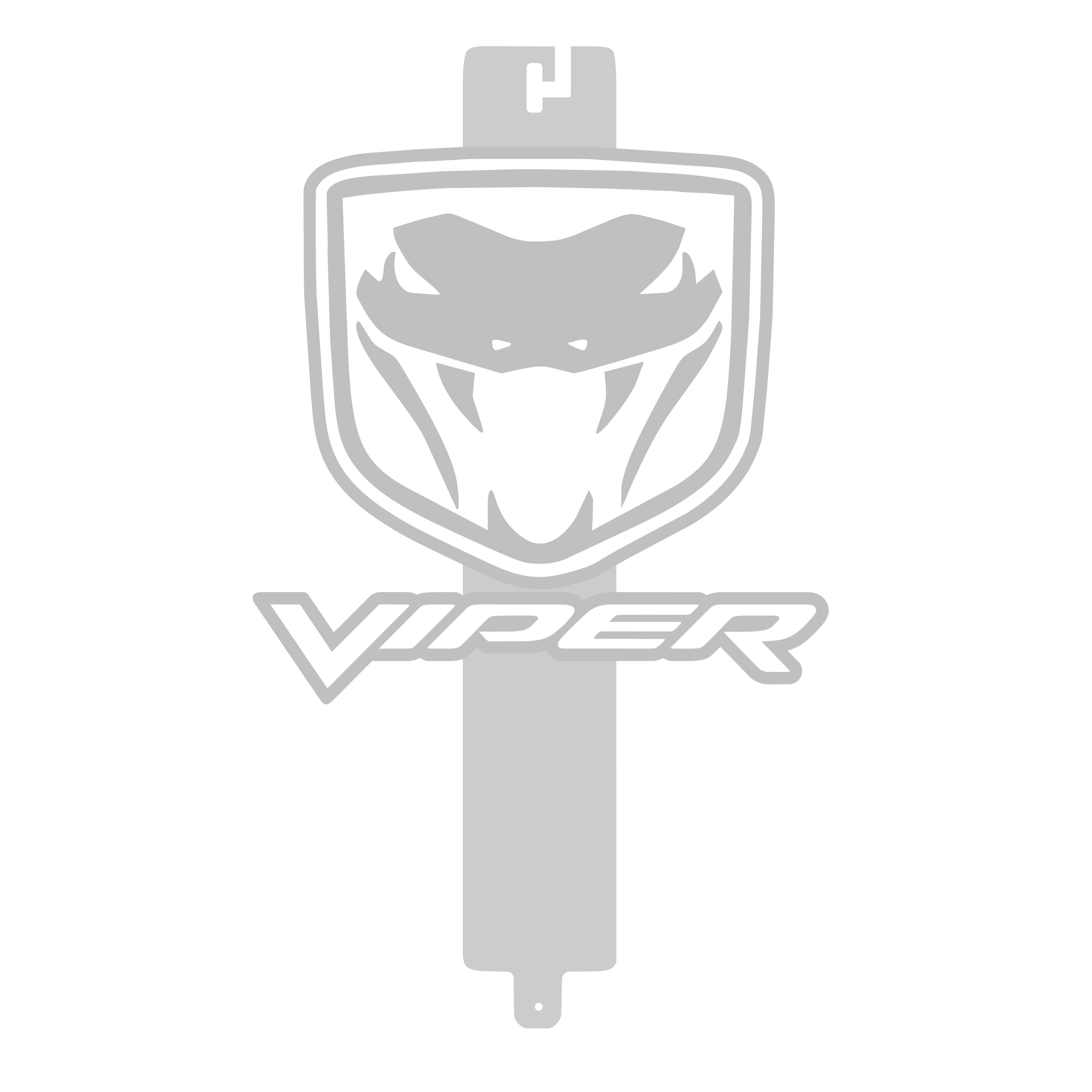 Custom Hood Prop - Viper Logo #2 (1/4" ThIckness) - JDMFV WRAPS