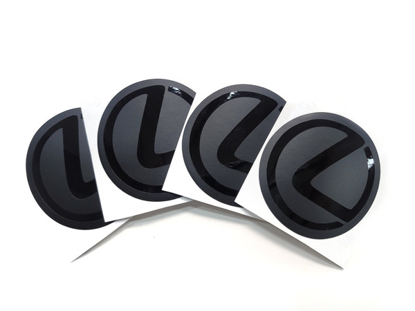 WHEEL CENTER CAPS - Precut Emblem Overlays - Lexus - JDMFV WRAPS