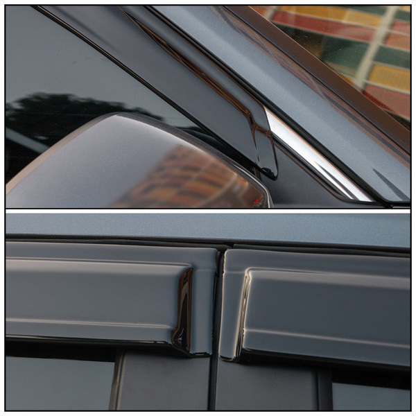 Mugen Style Window Visors Rain Guard Deflectors | 2022-2026 Honda Civic ...