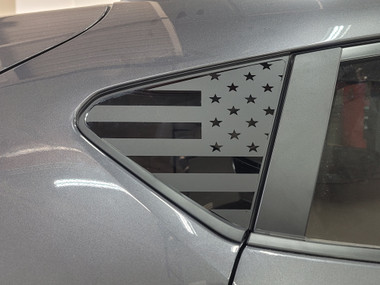 American Flag Quarter Window Decal (2024+ Crosstrek) - JDMFV WRAPS