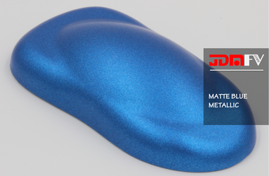 Matte Metallic Blue Vehicle Wrap Vinyl - Universal Kit