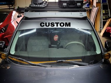 Customizable Universal Top Windshield Banner - JDMFV WRAPS